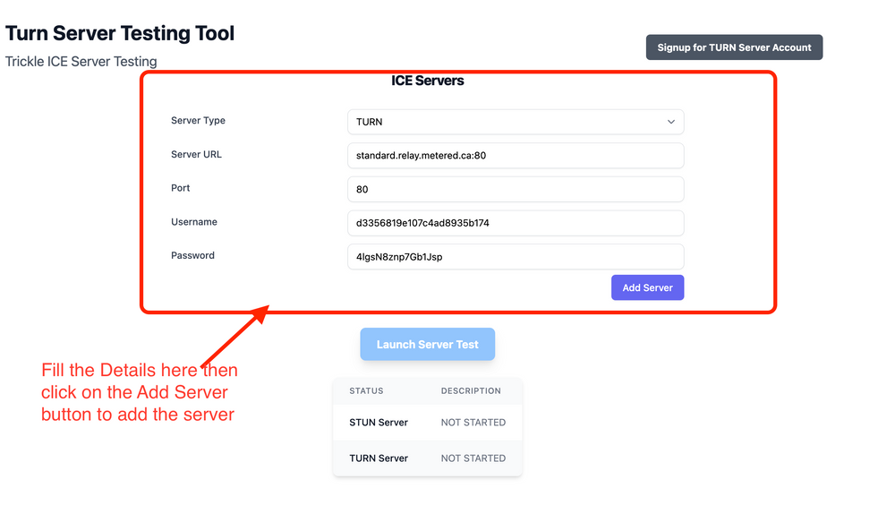 How to setup and configure TURN server using coTURN?