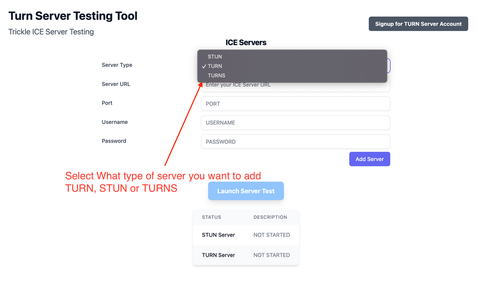 How to setup and configure TURN server using coTURN?
