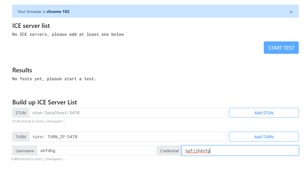 How to setup and configure TURN server using coTURN?