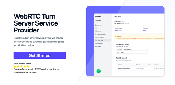 WebRTC python server: STUN/TURN servers for your python app